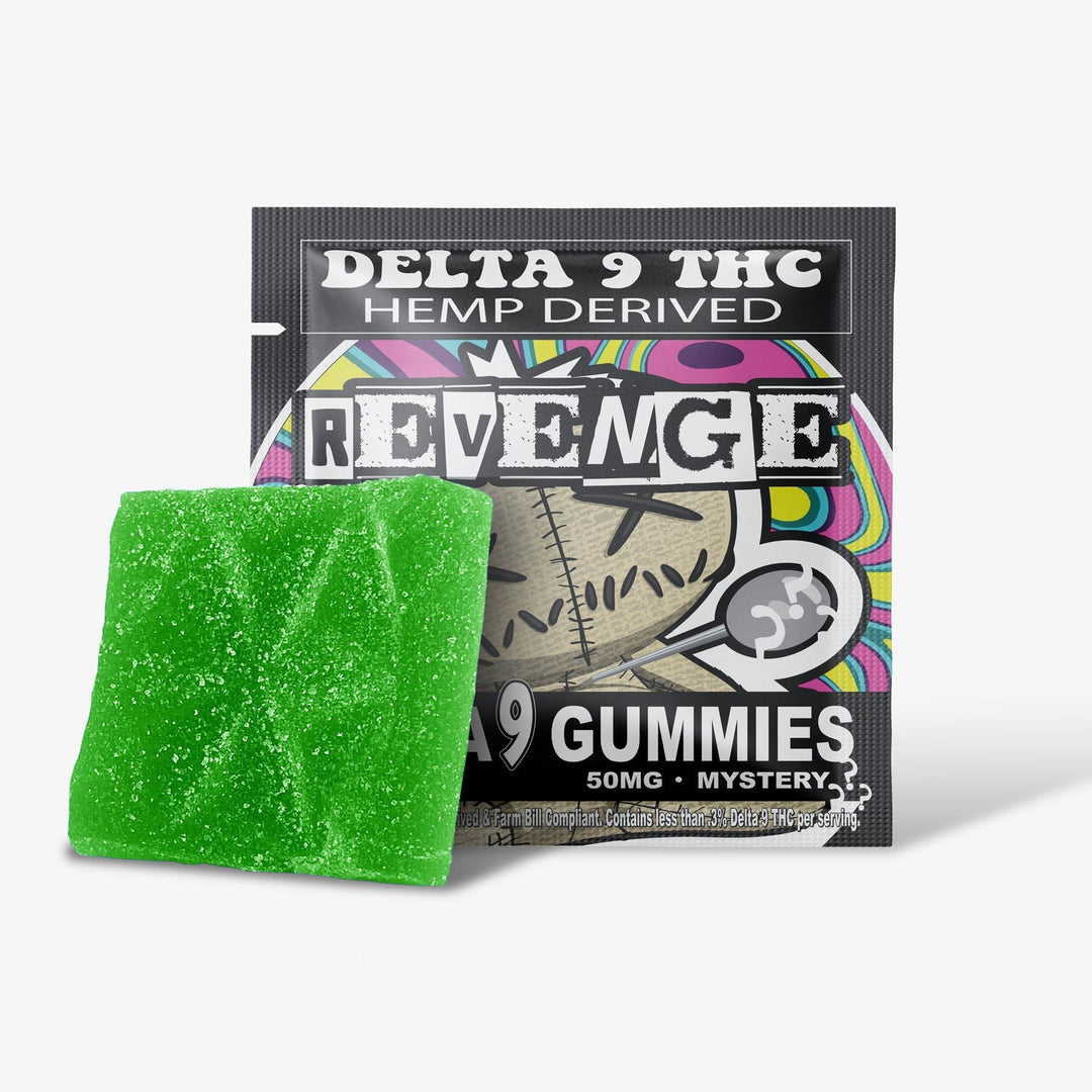 SINGLE DELTA 9 GUMMY / 50MG / MYSTERY / REVENGE – New Standard Hemp Company