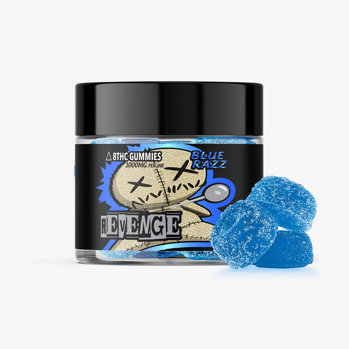 DELTA 8 THC GUMMIES / REVENGE / BLUE RAZZ 1000mg / 10ct – New Standard ...